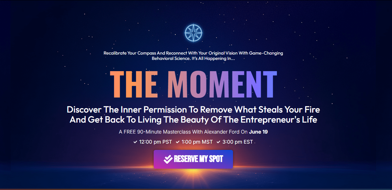 The Moment • Measurable Genius